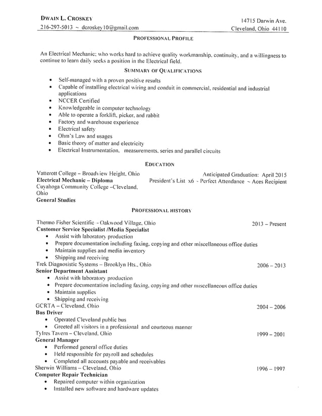 revised resume | PDF