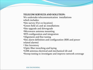 KSK ENGINEERING PROFILE | PPT