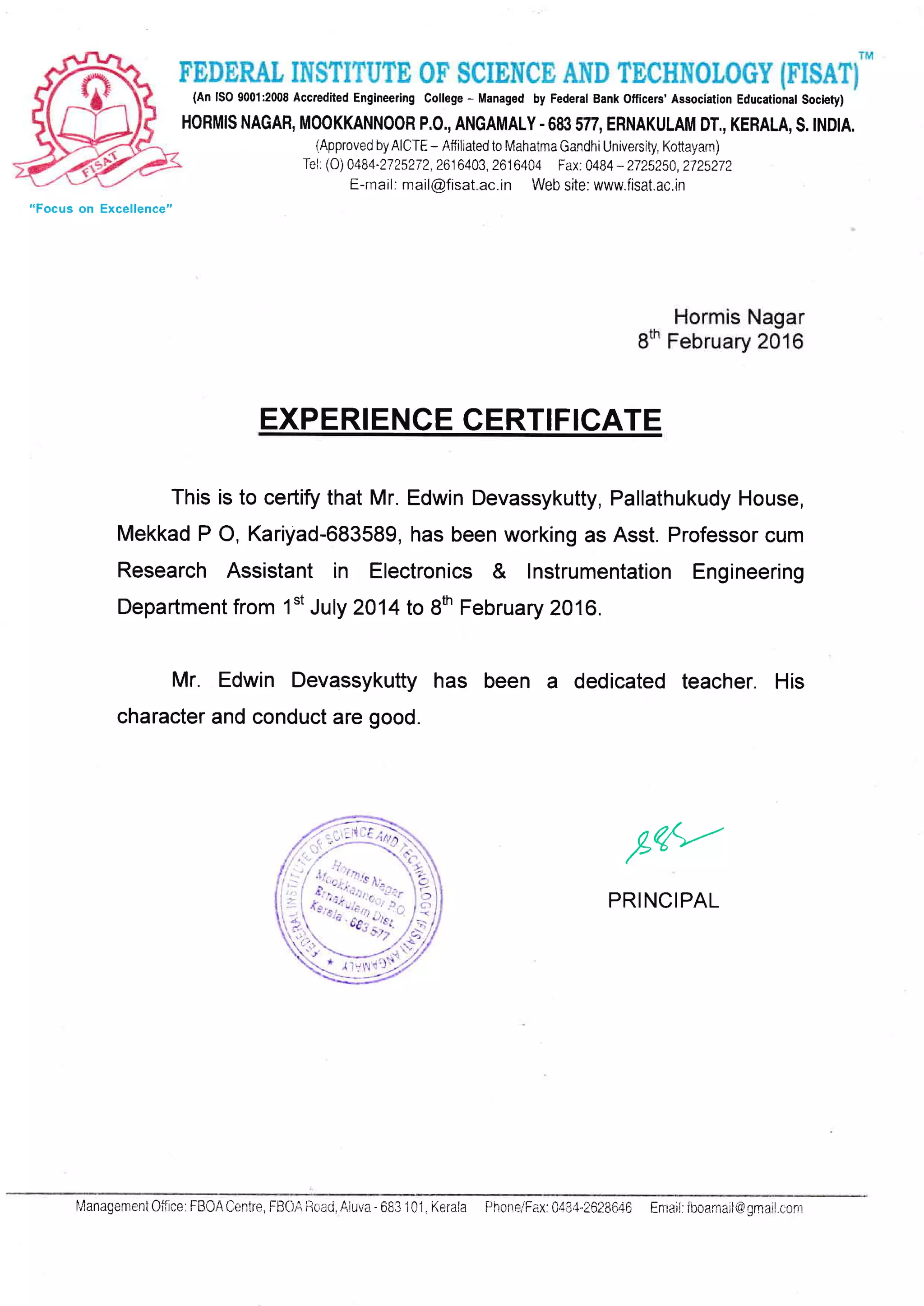 Experience_Certificate | PDF