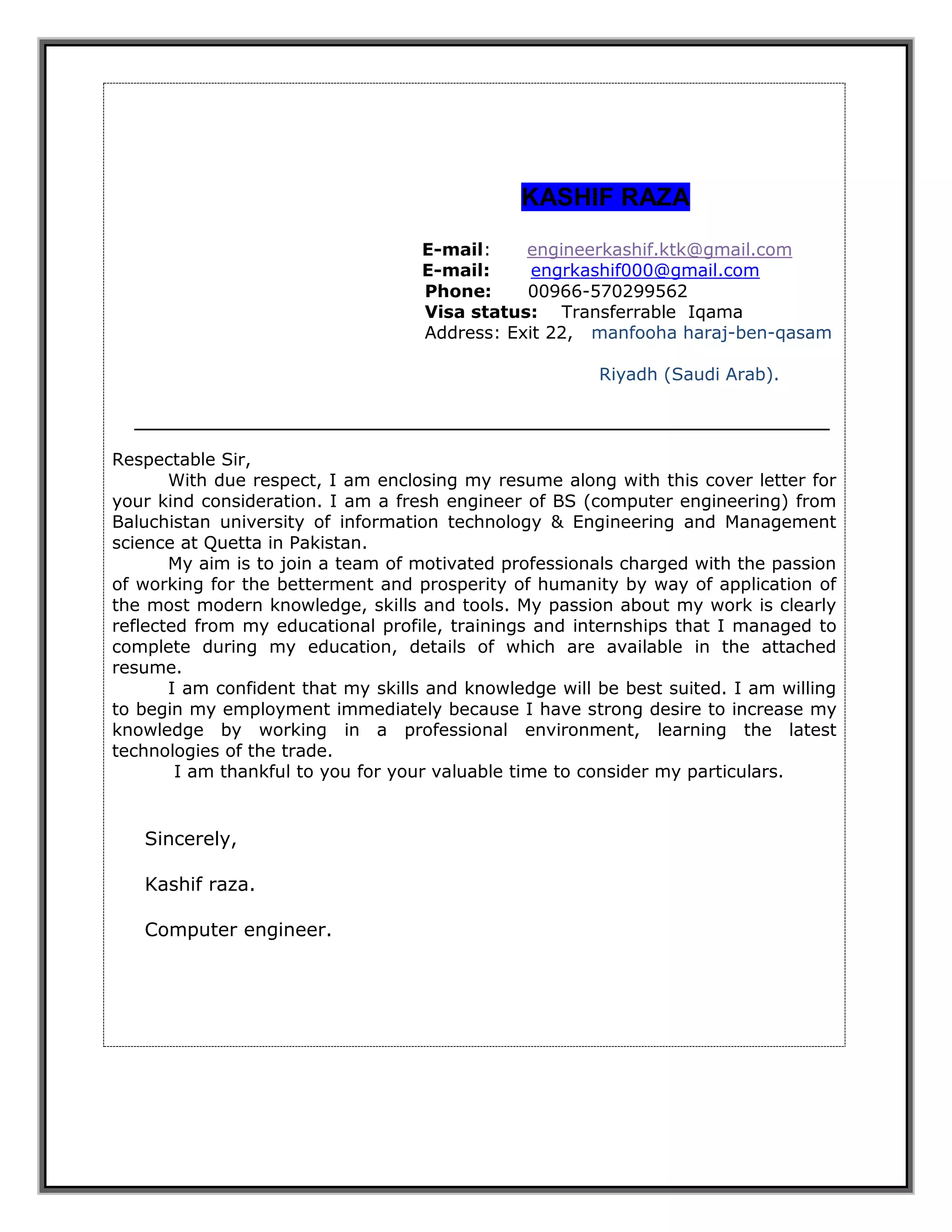 kashif raza | PDF
