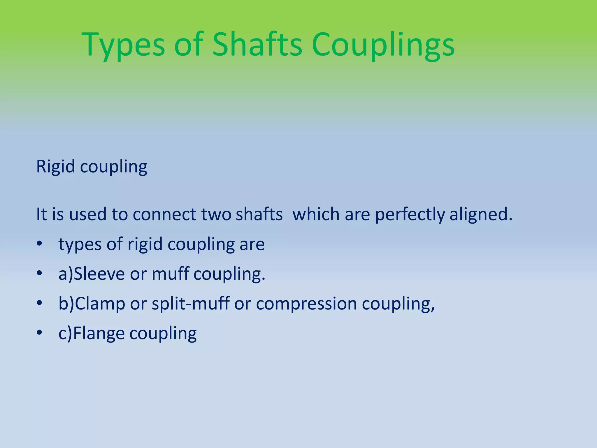 9 a couplings introduction | PPT