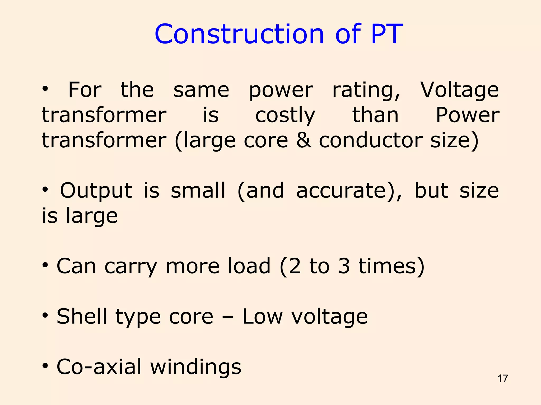 Instrument transformer CT & PT | PPT