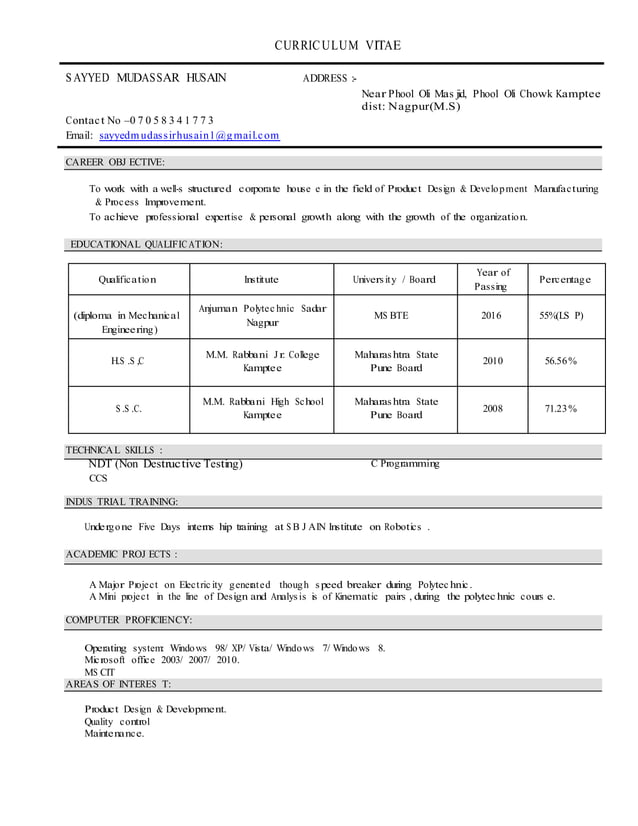 my resume WORD | PDF