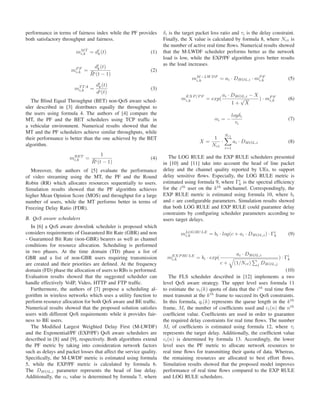 A downlink scheduler supporting real time services in LTE cellular networks | PDF