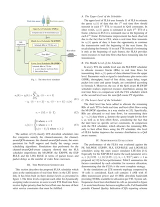 A downlink scheduler supporting real time services in LTE cellular networks | PDF