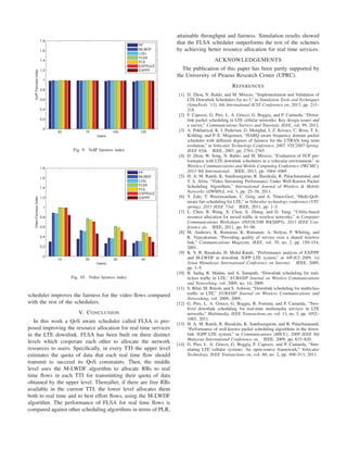 A downlink scheduler supporting real time services in LTE cellular networks | PDF
