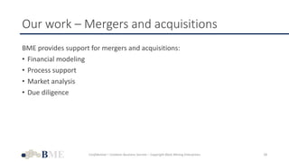 BME Company Presentation | PDF