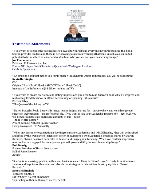 Testimonial Statements | PDF