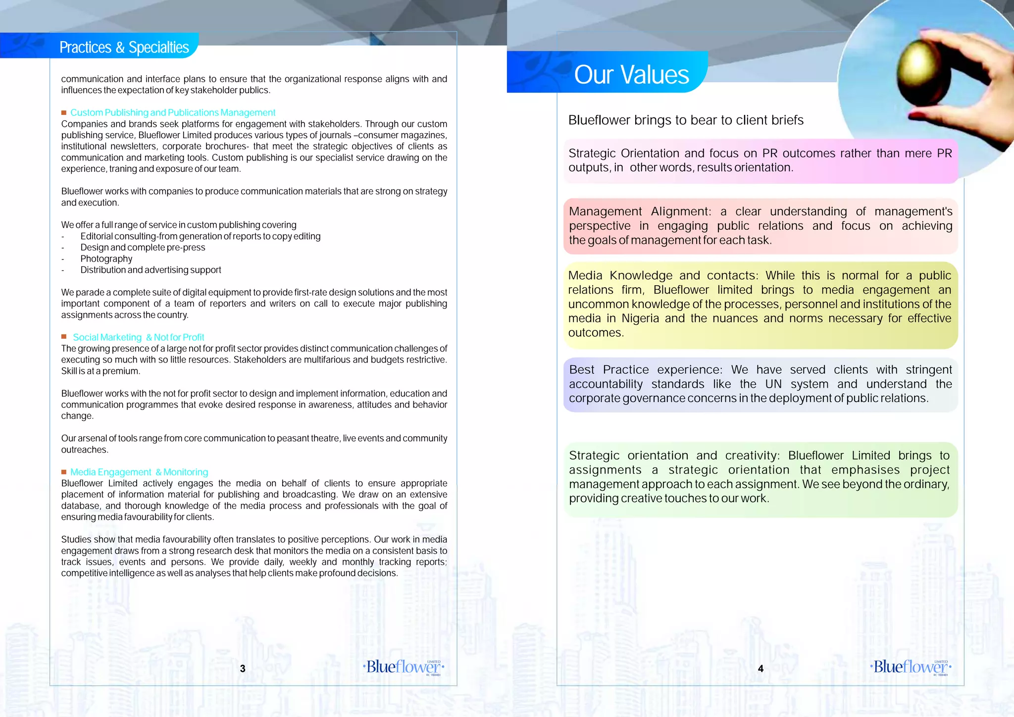 blueflower brochure | PDF