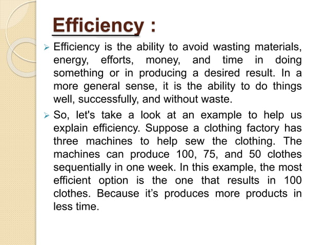 Assignment on effectiveness vs efficiency | PPTX