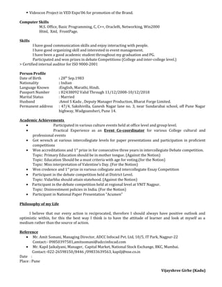 Current resume | DOC
