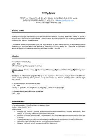 my cv3 | PDF