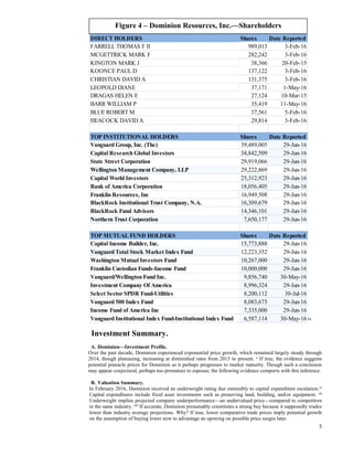 DOMINION RESOURCES REPORT - FINAL | PDF