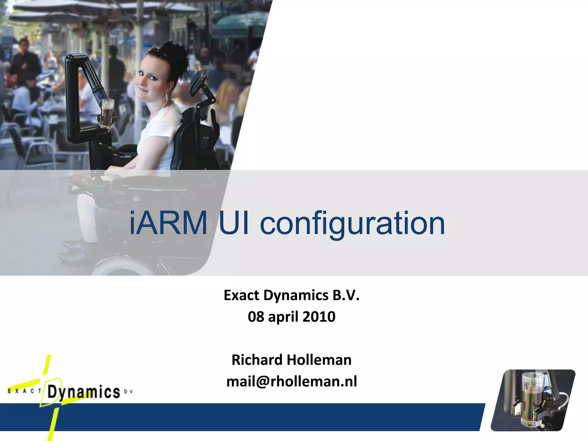 iARM UI configuration | PPT