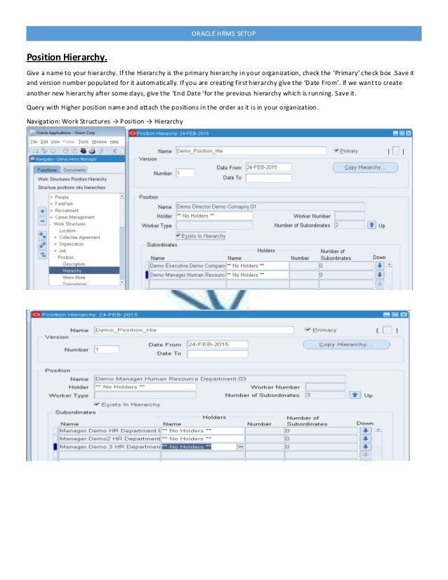 Oracle EBS HRMS SETUP