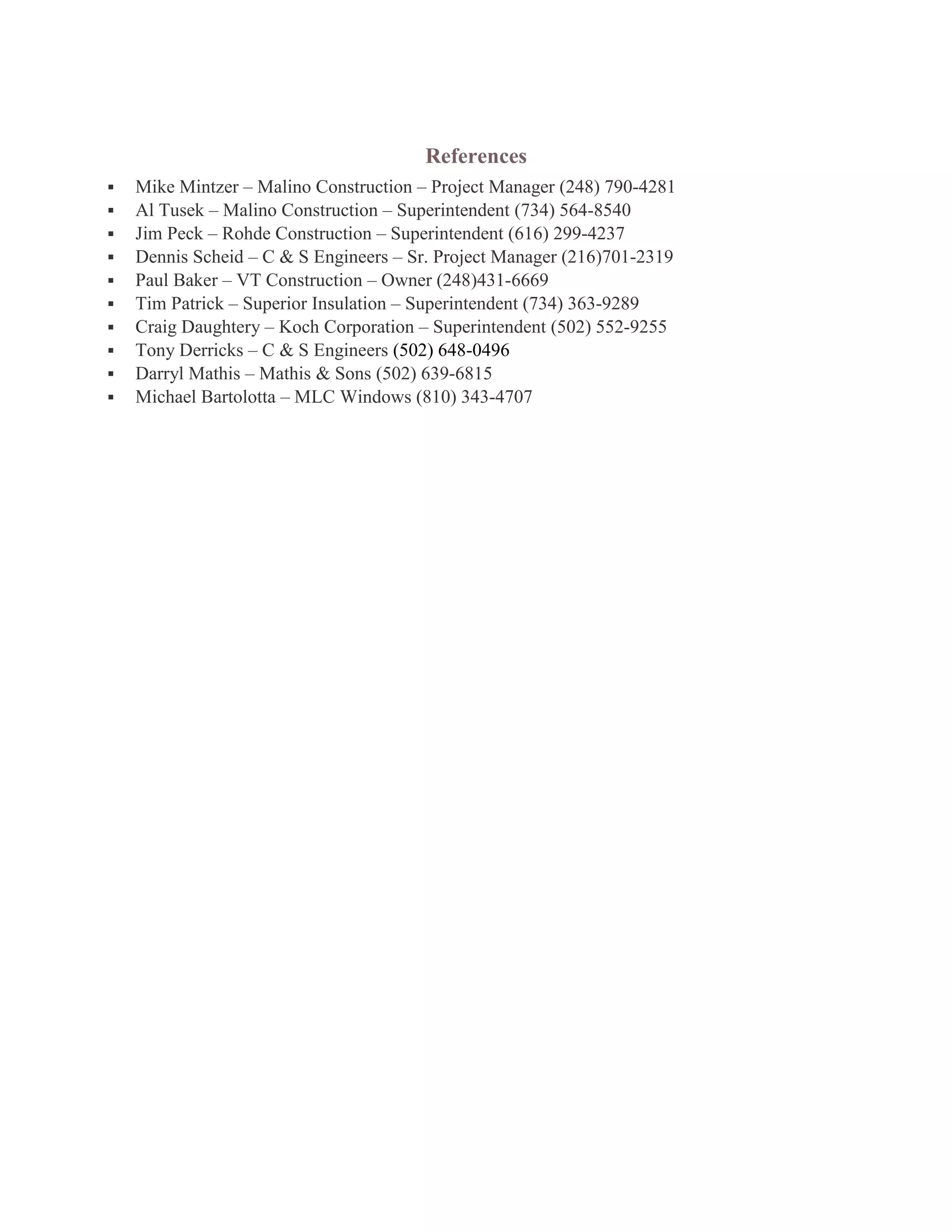 Ron Hendricks Resume | PDF