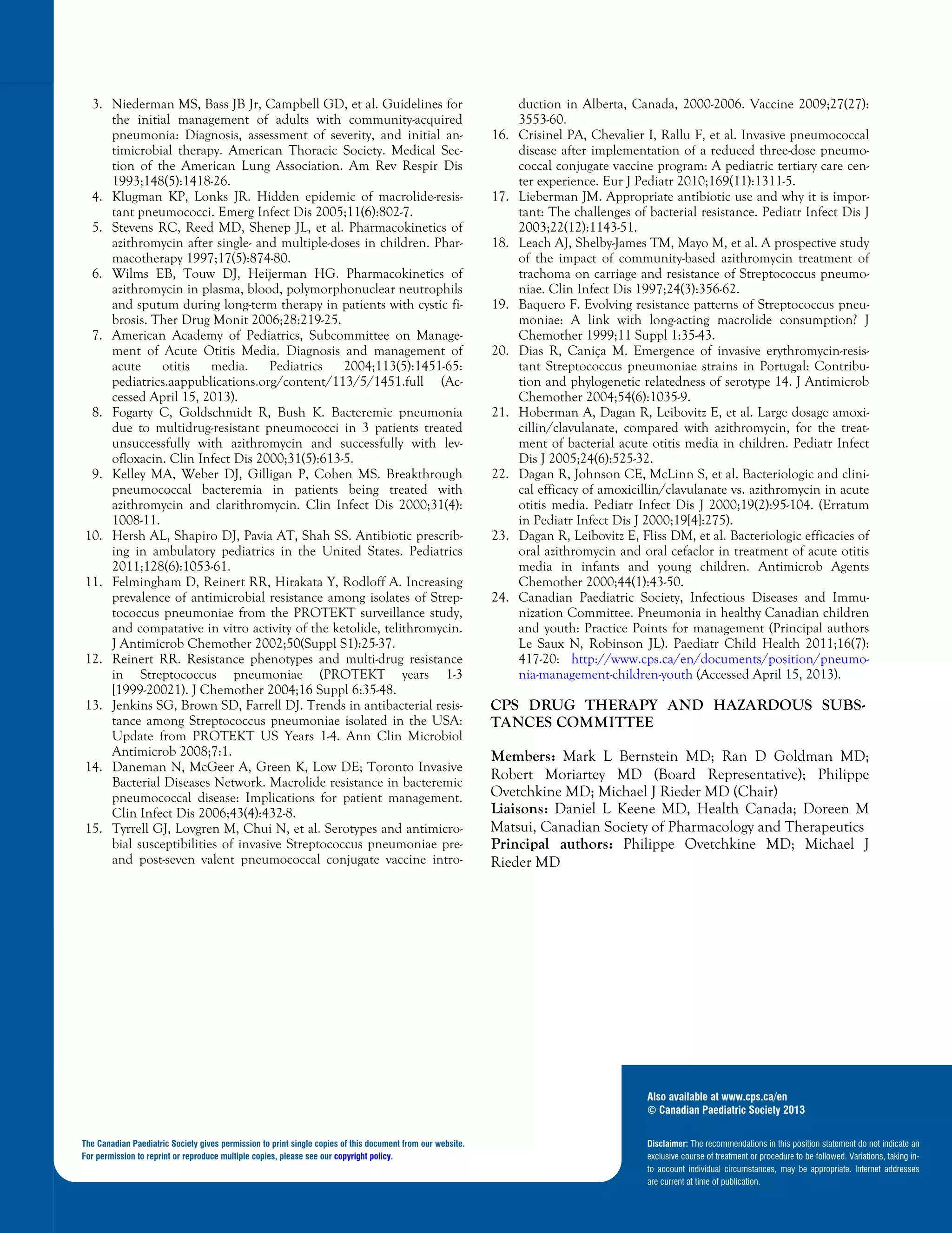 Azithromycin use in paediatrics- A practical overview | PDF