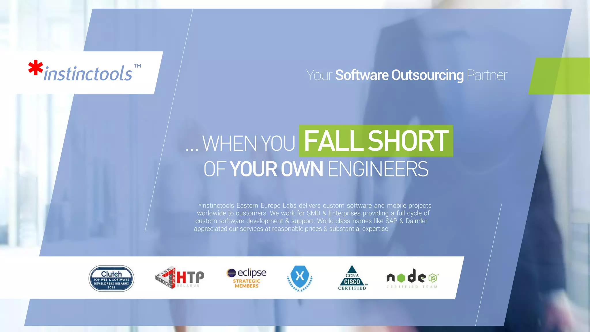 about instinctools | PPT