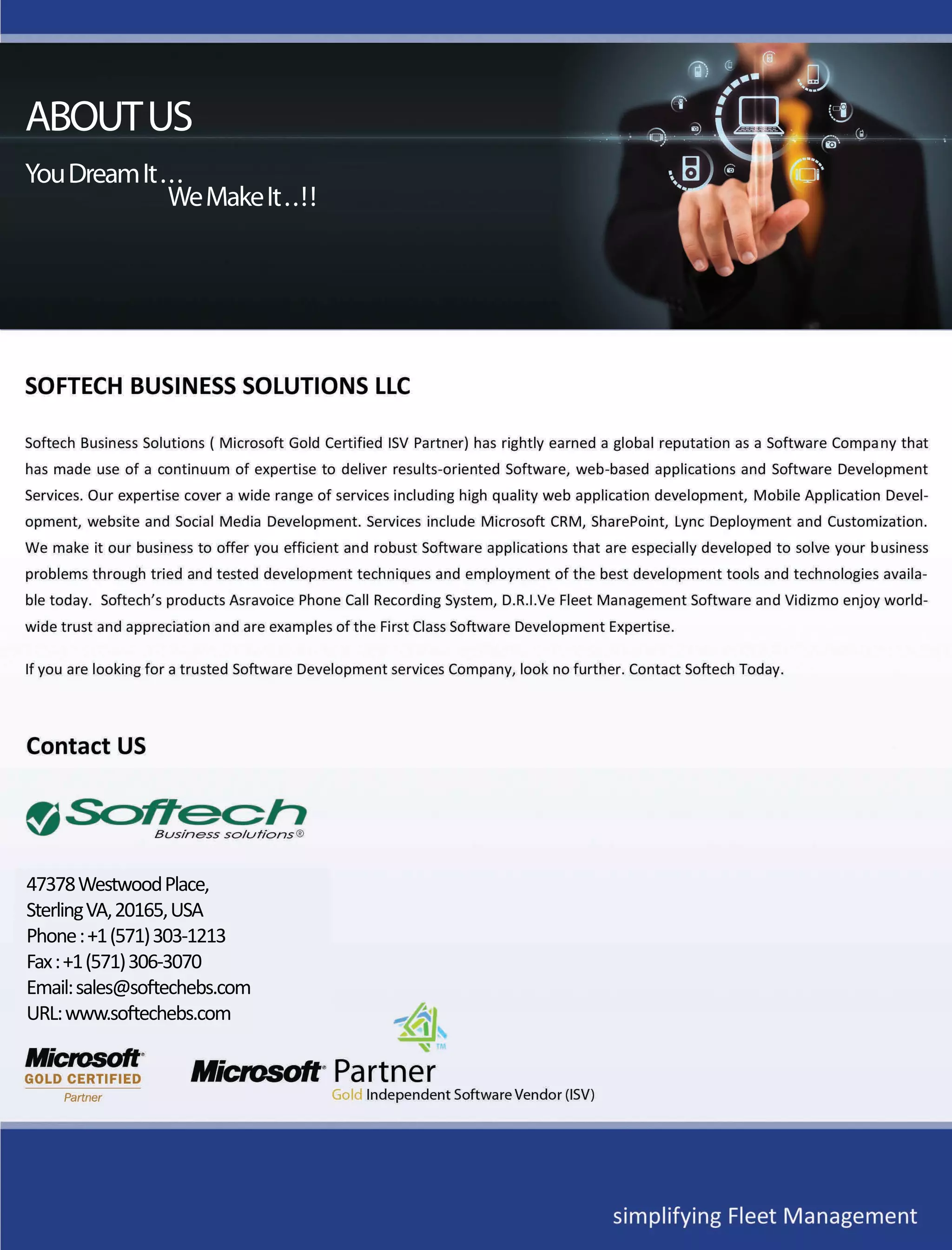 DRIVE Fleet Management Software V1 Brochure | PDF