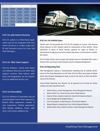 DRIVE Fleet Management Software V1 Brochure | PDF | Office Property ...
