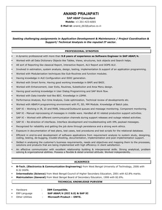 Anand_Resume | PDF