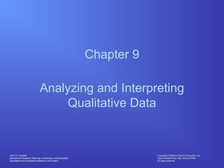 Analyze n Interpret Quali data in Research Paper.ppt