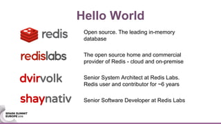 Spark Summit EU talk by Shay Nativ and Dvir Volk | PPT