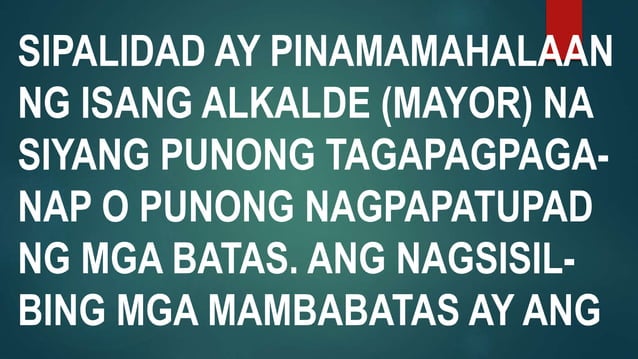 9 ang ating mga pinuno | PPTX