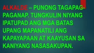 9 ang ating mga pinuno | PPTX