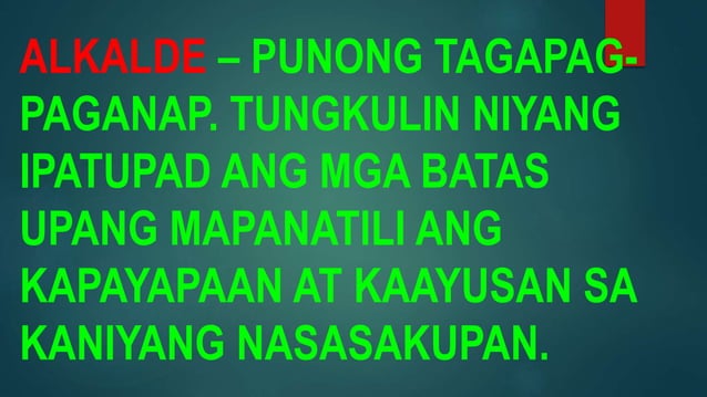 9 ang ating mga pinuno | PPTX