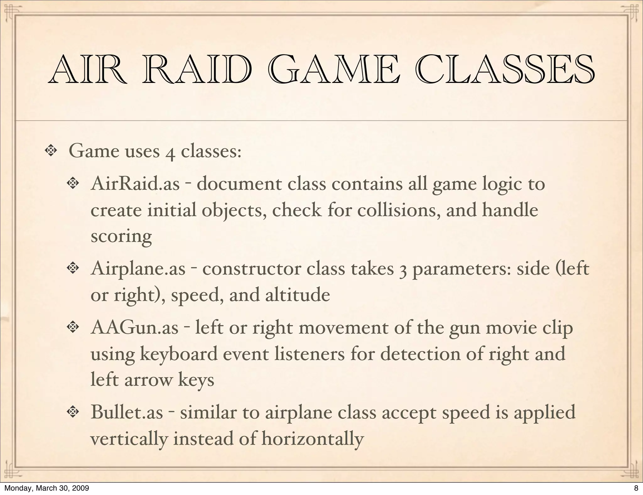 Time-based Animation Games | PPT