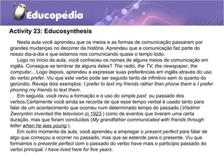 9º ano 1ª aula simple past.pptllllllllll | PPT