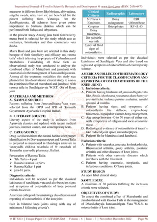 An Obervational Clinicle Study to Assess the Combined Effect of Matra ...