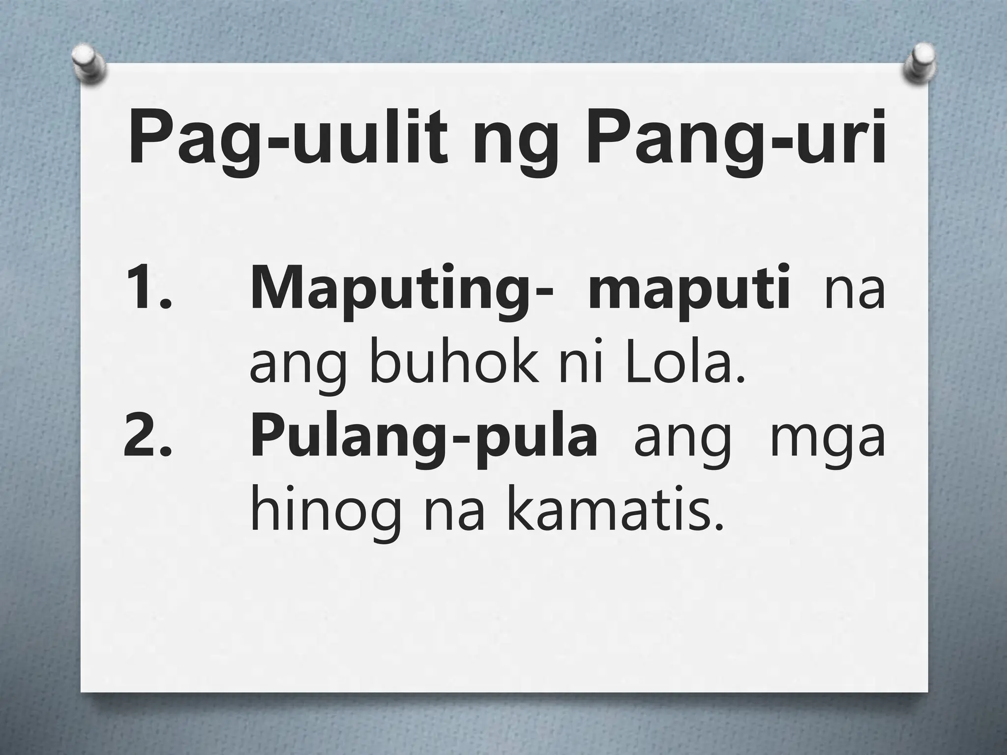 9 ARALIN 11 Pang-Uri at Kaantasan Nito.ppt