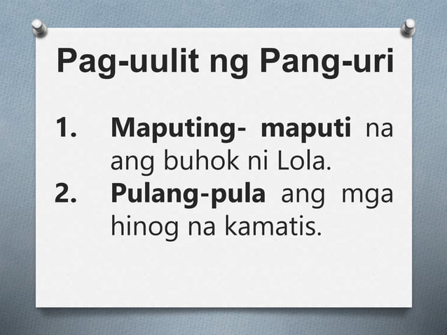 9 ARALIN 11 Pang-Uri at Kaantasan Nito.ppt