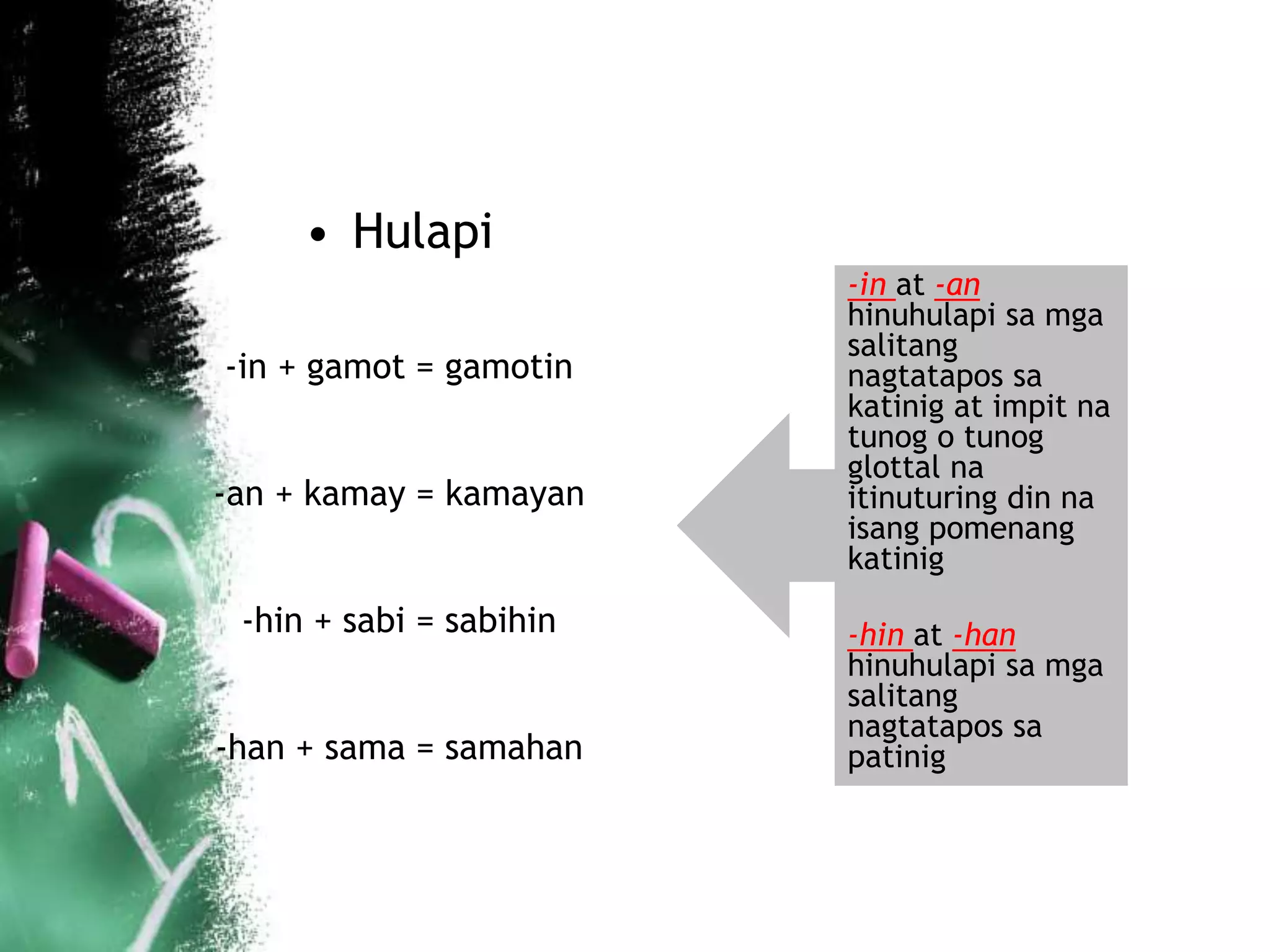 9 ARALIN 2 Kayarian ng Salita.pptx