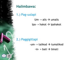9 ARALIN 2 Kayarian ng Salita.pptx