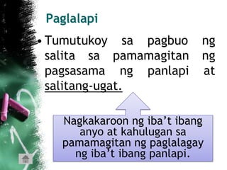 9 ARALIN 2 Kayarian ng Salita.pptx