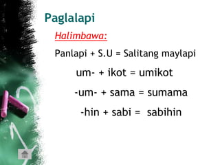 9 ARALIN 2 Kayarian ng Salita.pptx