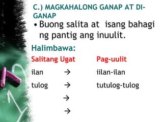 9 ARALIN 2 Kayarian ng Salita.pptx