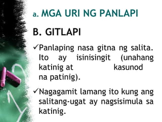 9 ARALIN 2 Kayarian ng Salita.pptx