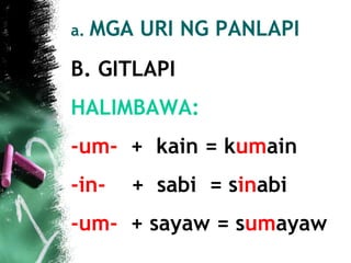 9 ARALIN 2 Kayarian ng Salita.pptx