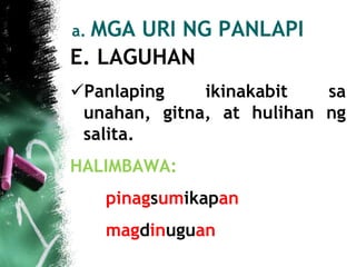 9 ARALIN 2 Kayarian ng Salita.pptx