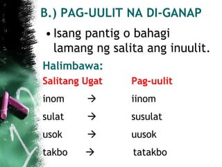 9 ARALIN 2 Kayarian ng Salita.pptx