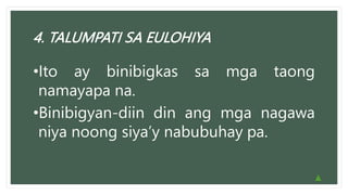 9 ARALIN 4 Talumpati (Kahukugan at Katangian) | PPTX