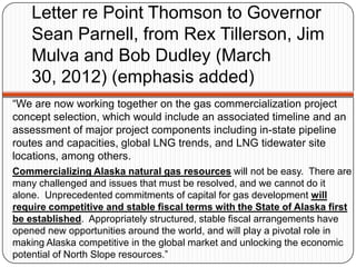 Alaska's Strategic Options for Gas Pipeline Development | PPTX