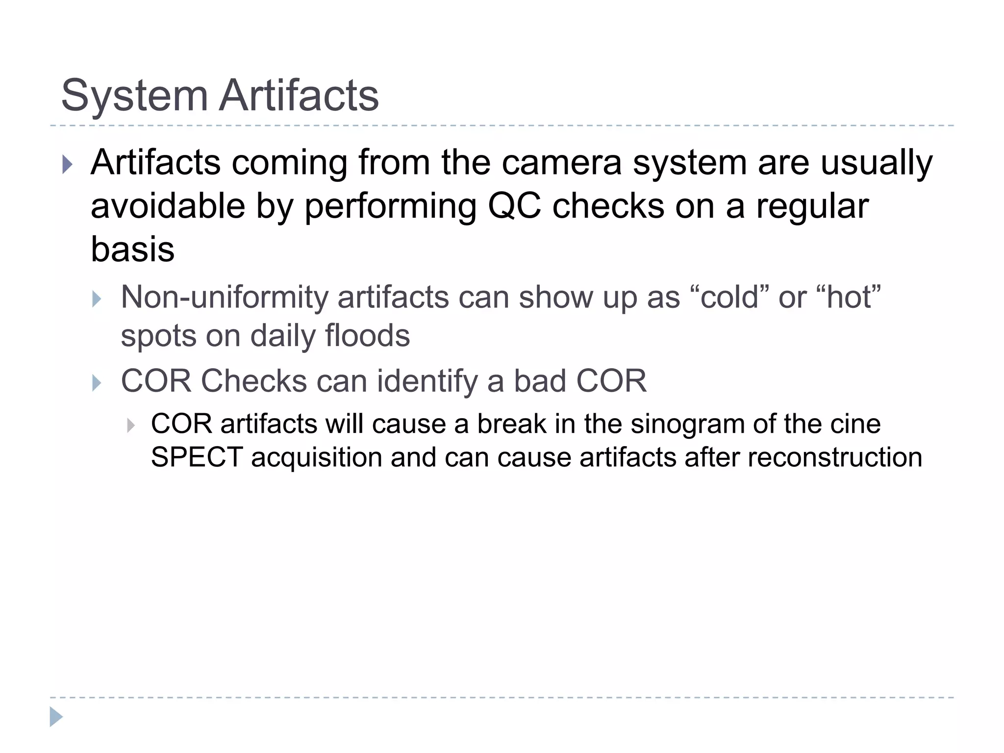 Artifacts in nuclear cardiac imaging | PPTX