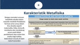 MENGENAL METAFISIKA KETUHANAN, METAFISIKA EKSAKTA | PPTX