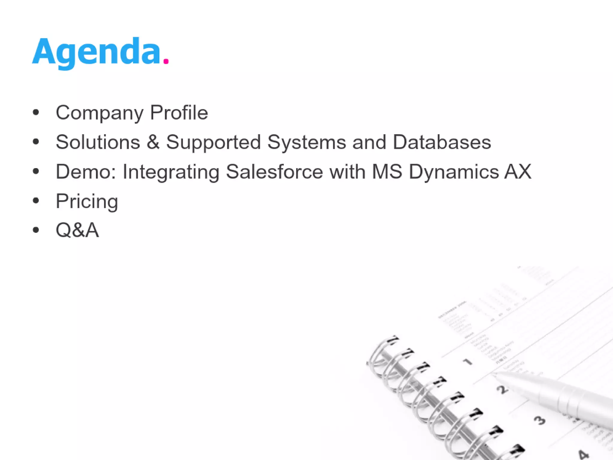 [Webinar] How to integrate MS Dynamics AX with Salesforce | PDF