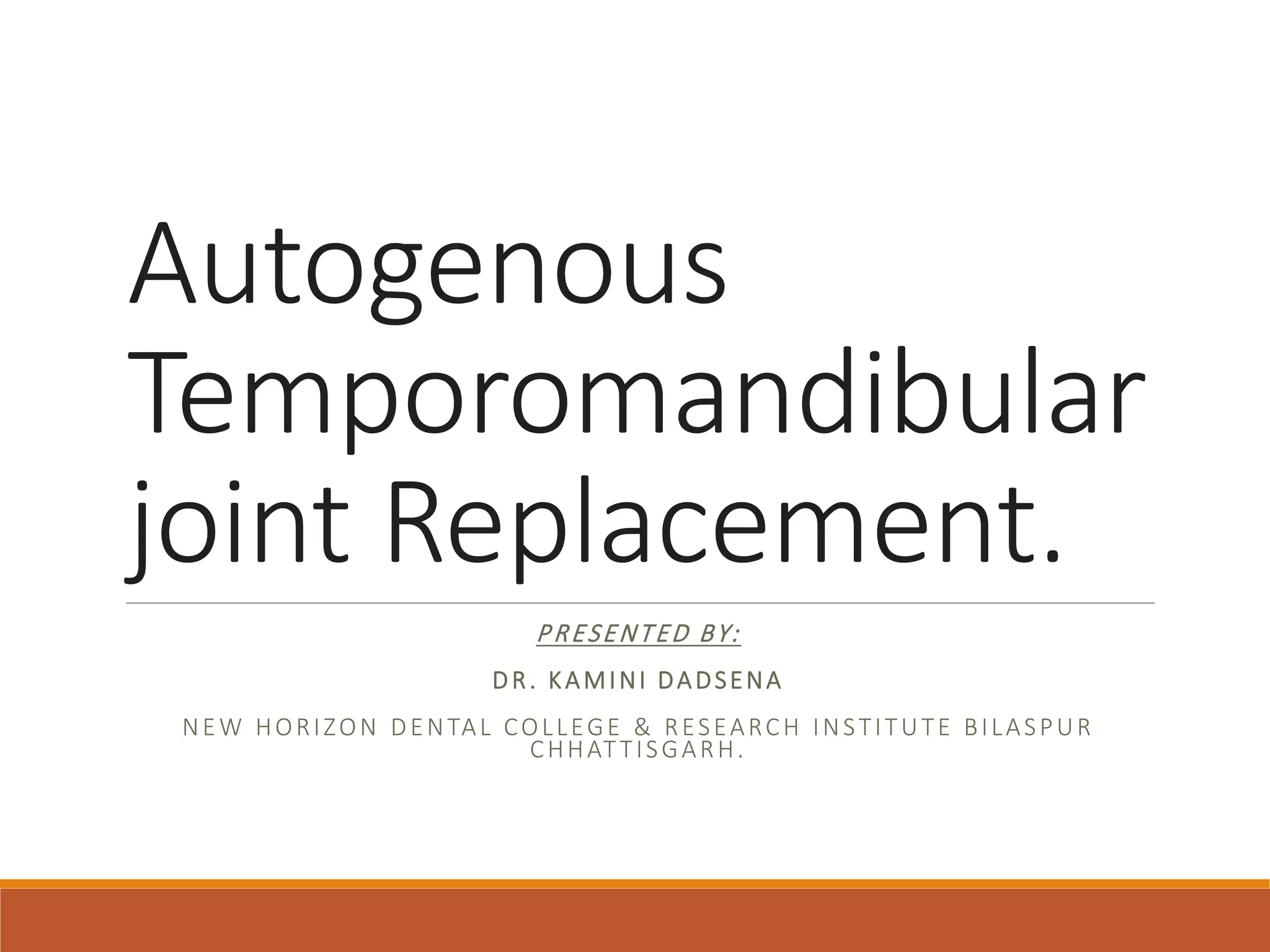 9 autogenous temporomandibular joint replacement | PDF
